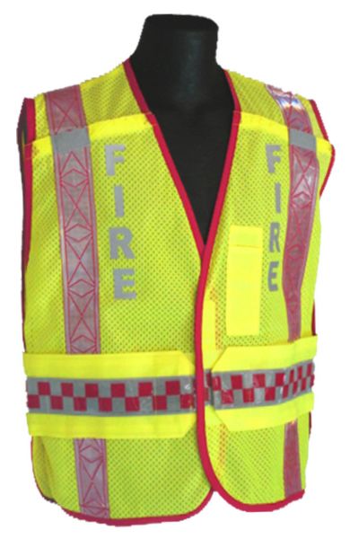 Fire Watch Safety Vest | Fire Department Safety Vest - 2XL/4XL